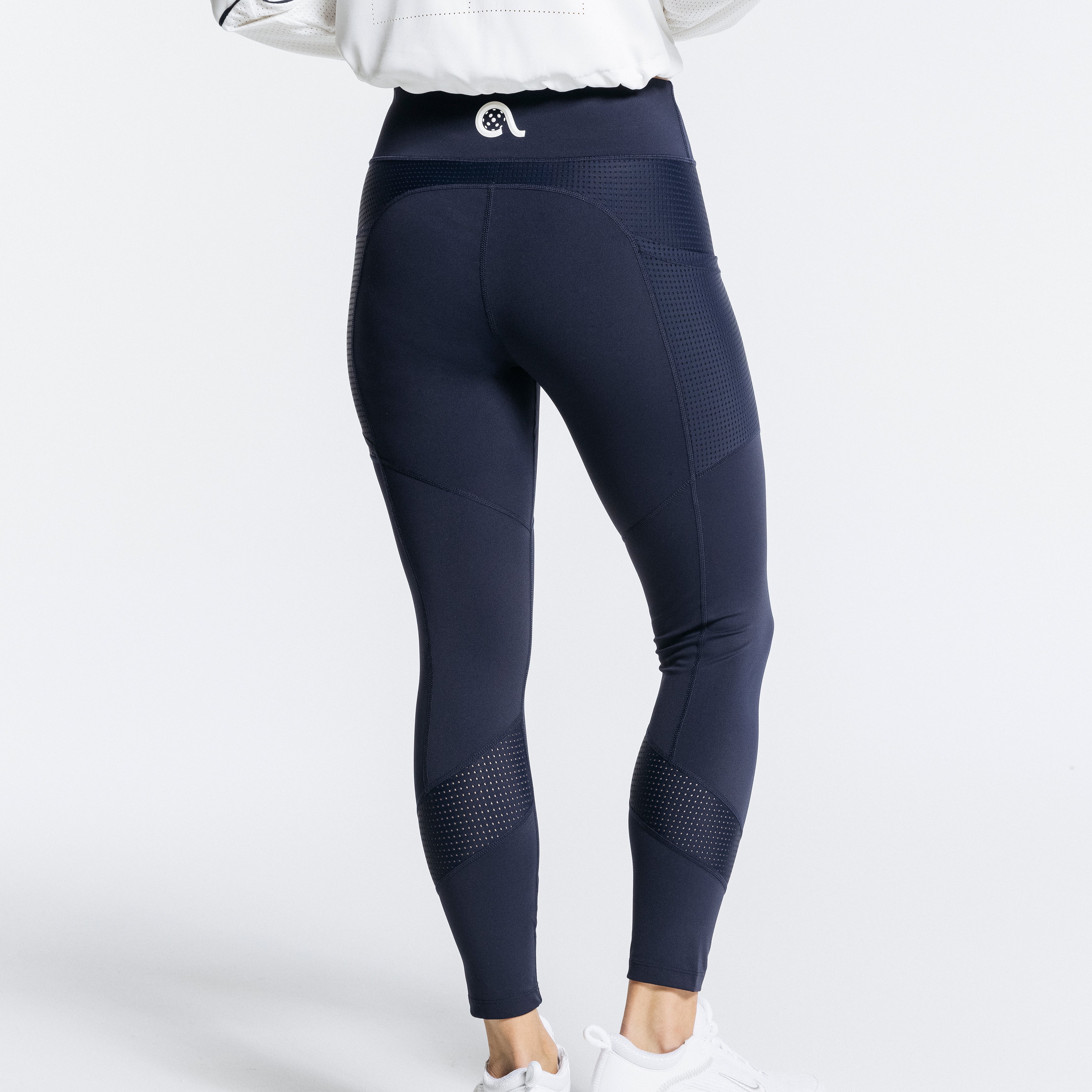 Jen's Pickleball Leggings - Inverted Pickleball Pocket - Sapphire Blue ...